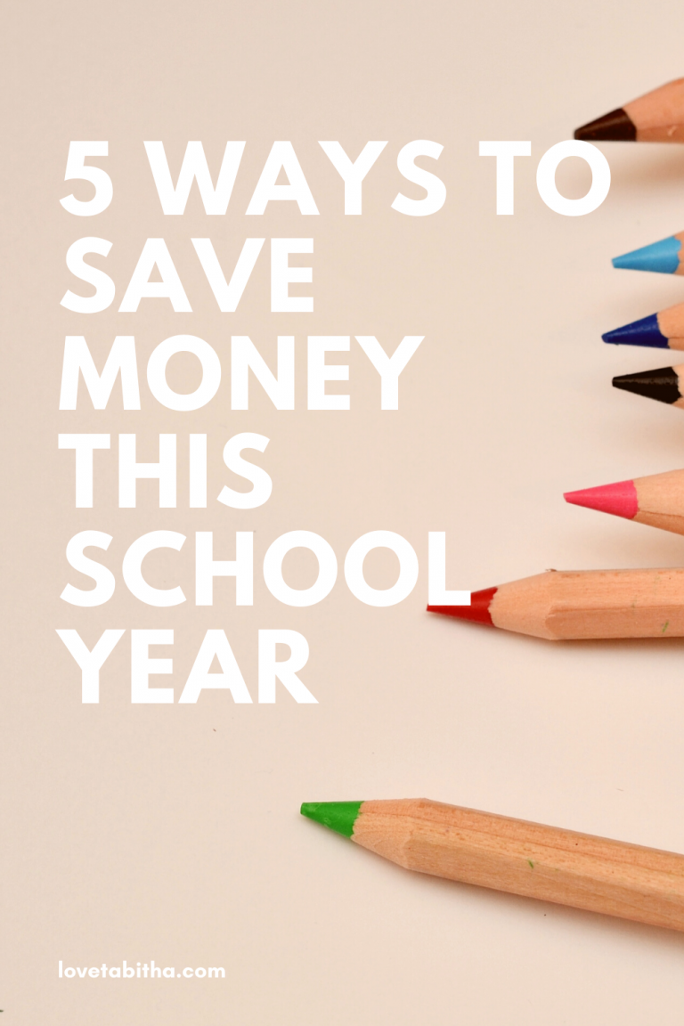 5 Ways To Save Money This School Year! – Love, Tabitha
