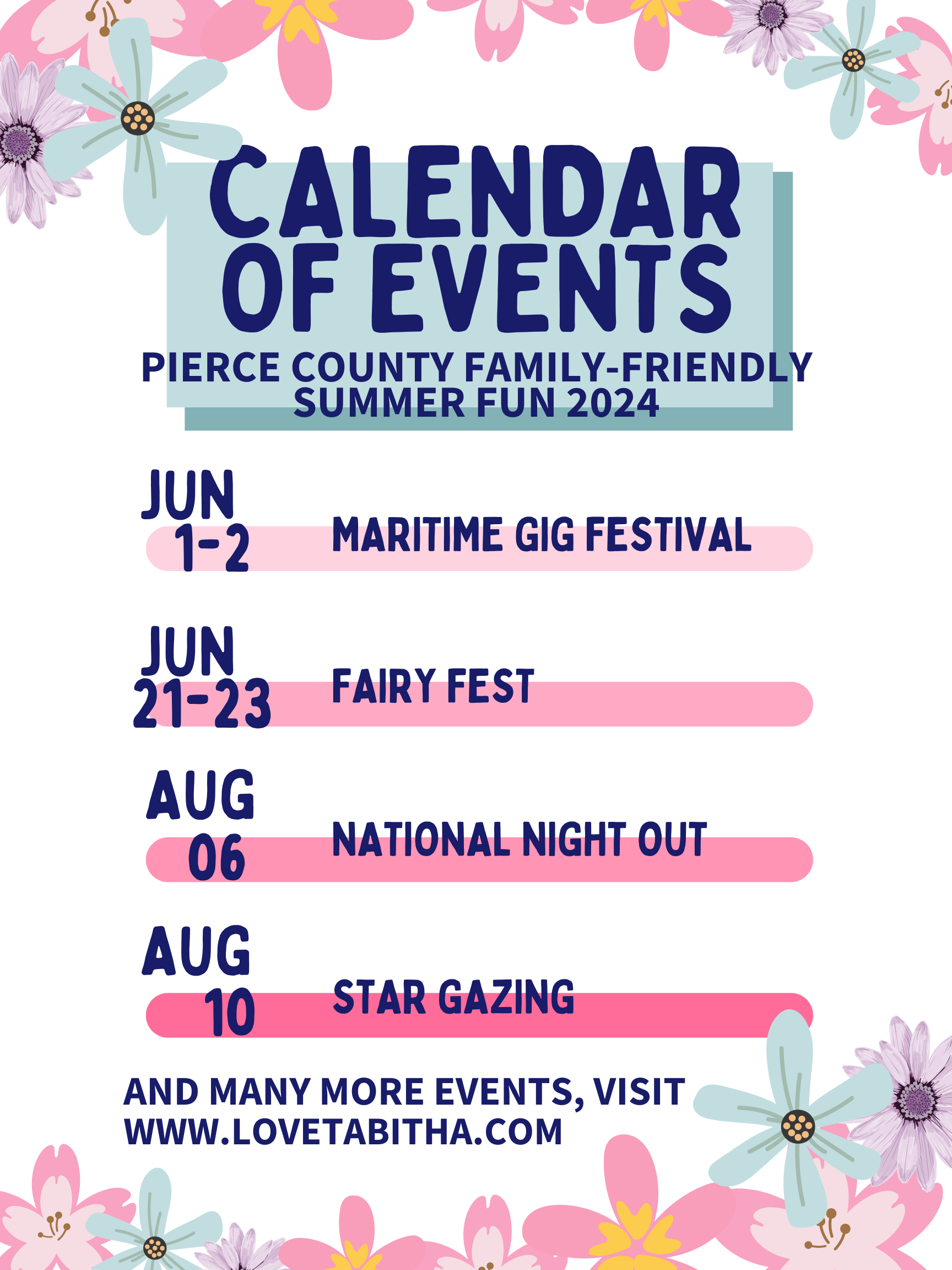 Pierce County Family-Friendly Summer Fun 2024 – Love, Tabitha