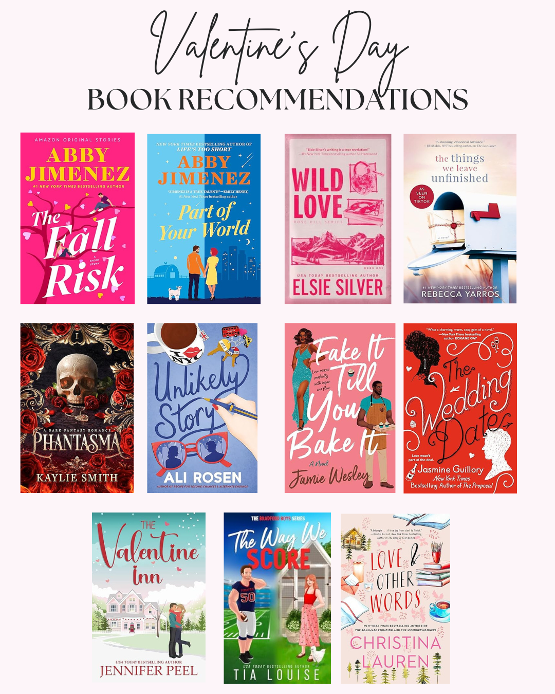 Valentine's Day Book Recommendations – Love, Tabitha