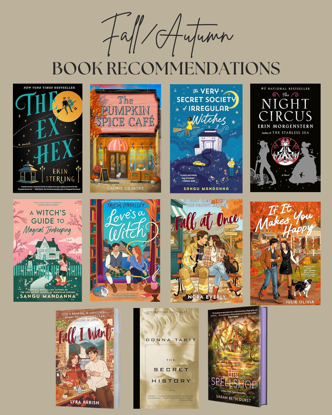 Books Perfect For Fall – Love, Tabitha